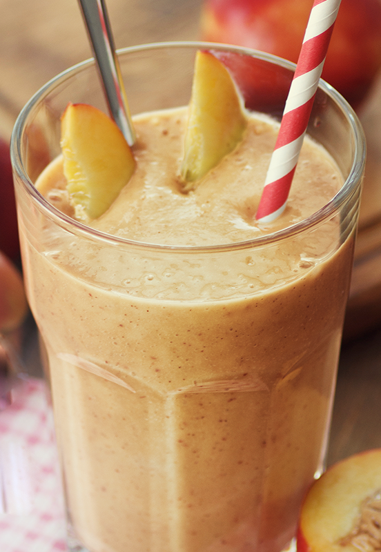 Spiced Black Tea Peach Smoothie