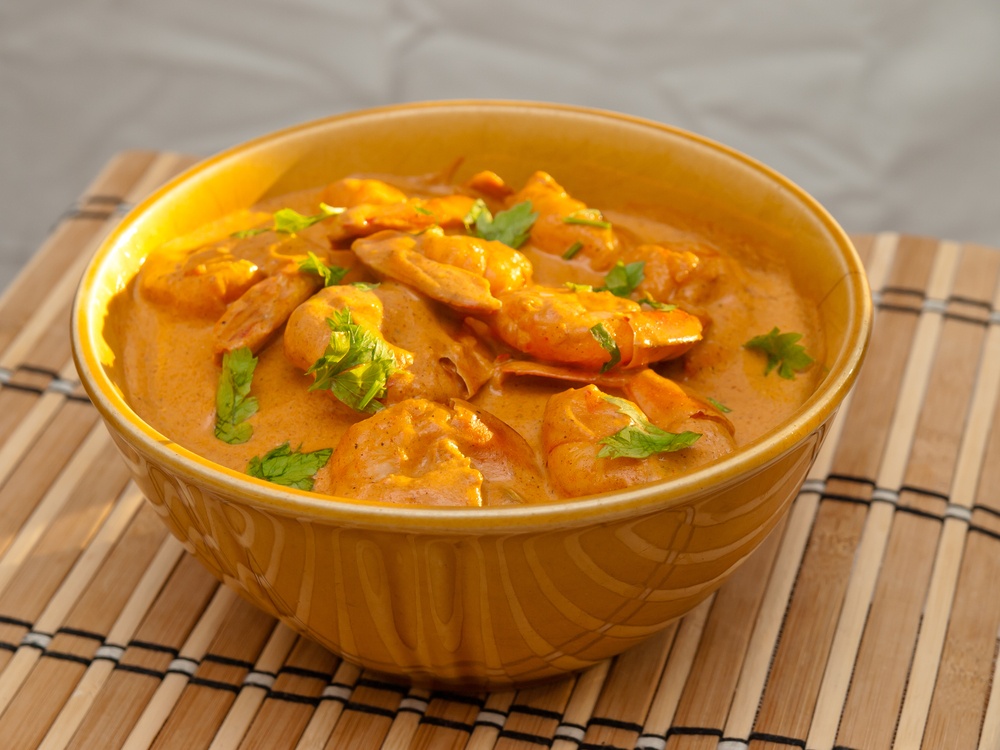 Bhagari Jhinga (Indian Stir-Fried Shrimp in Cream Sauce)